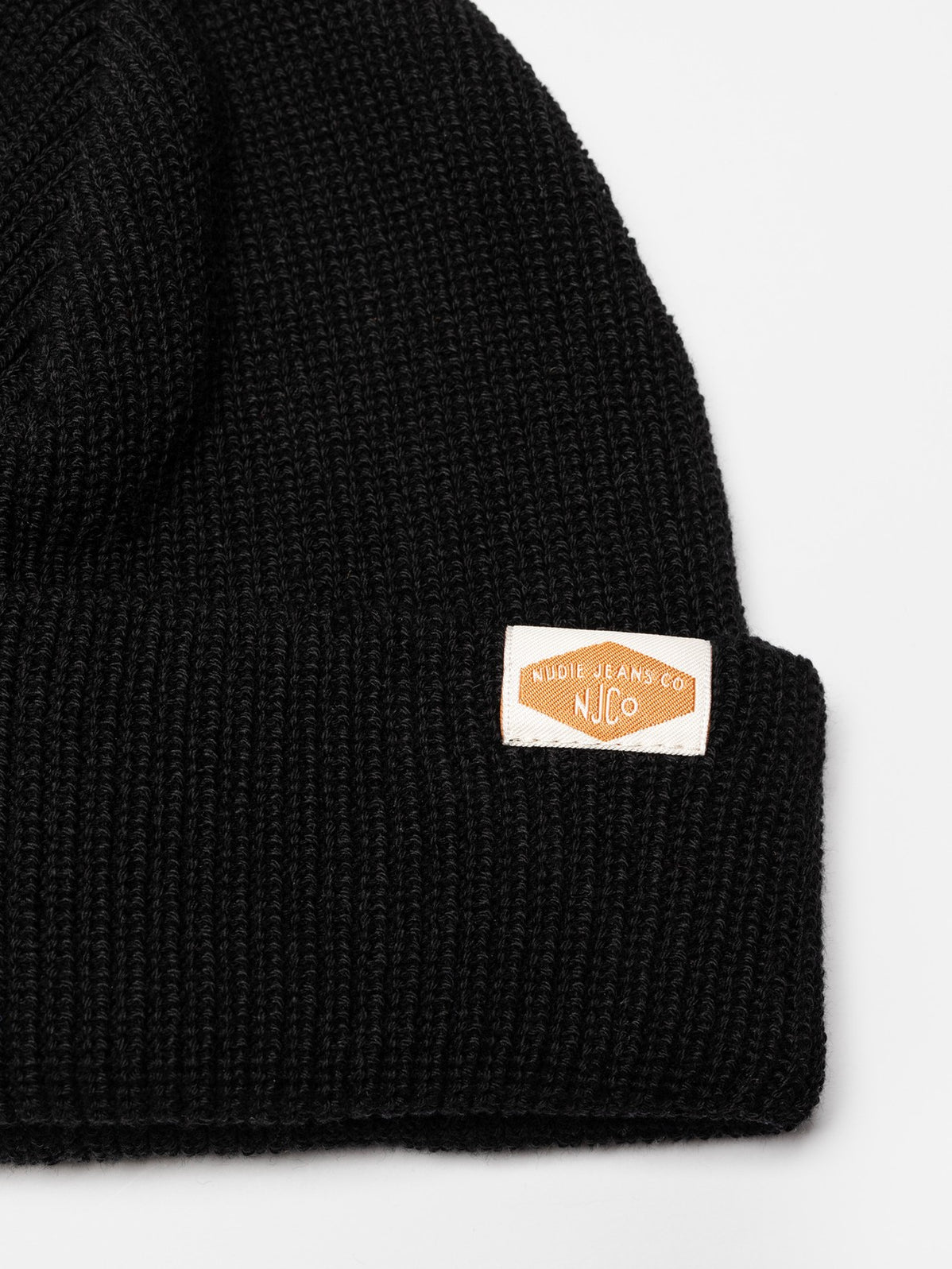 Nudie Jeans - Cotton Ribbed Beanie - Black– Dutil Denim