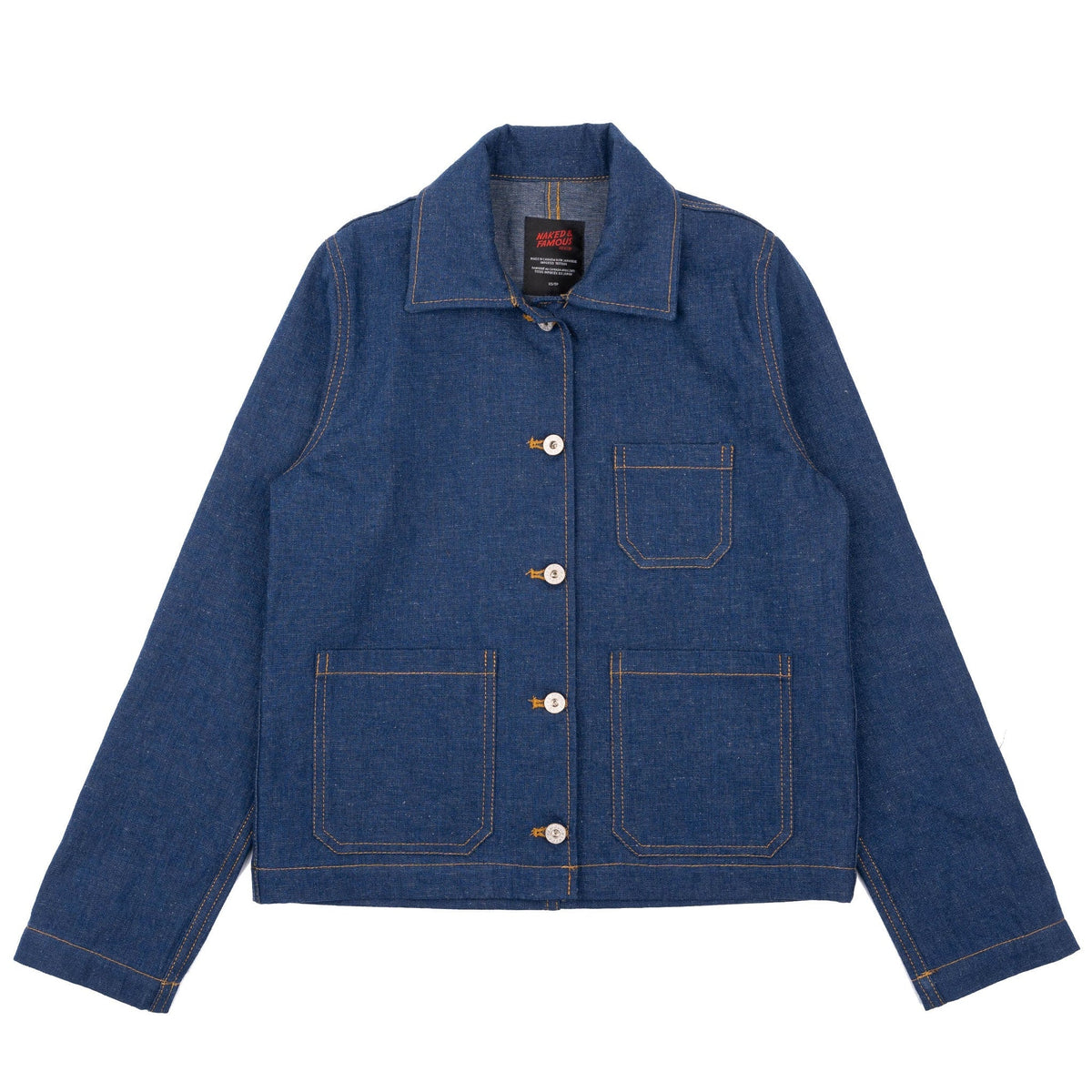 Naked & Famous - Gracie - 2x1 Dungaree Denim– Dutil Denim