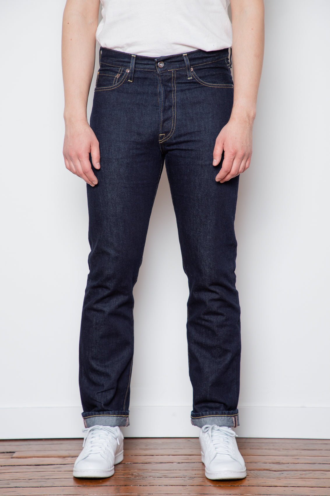 deep indigo jeans-C.O.F. Studio - M6 Straight - Deep Indigo Rinsed ...