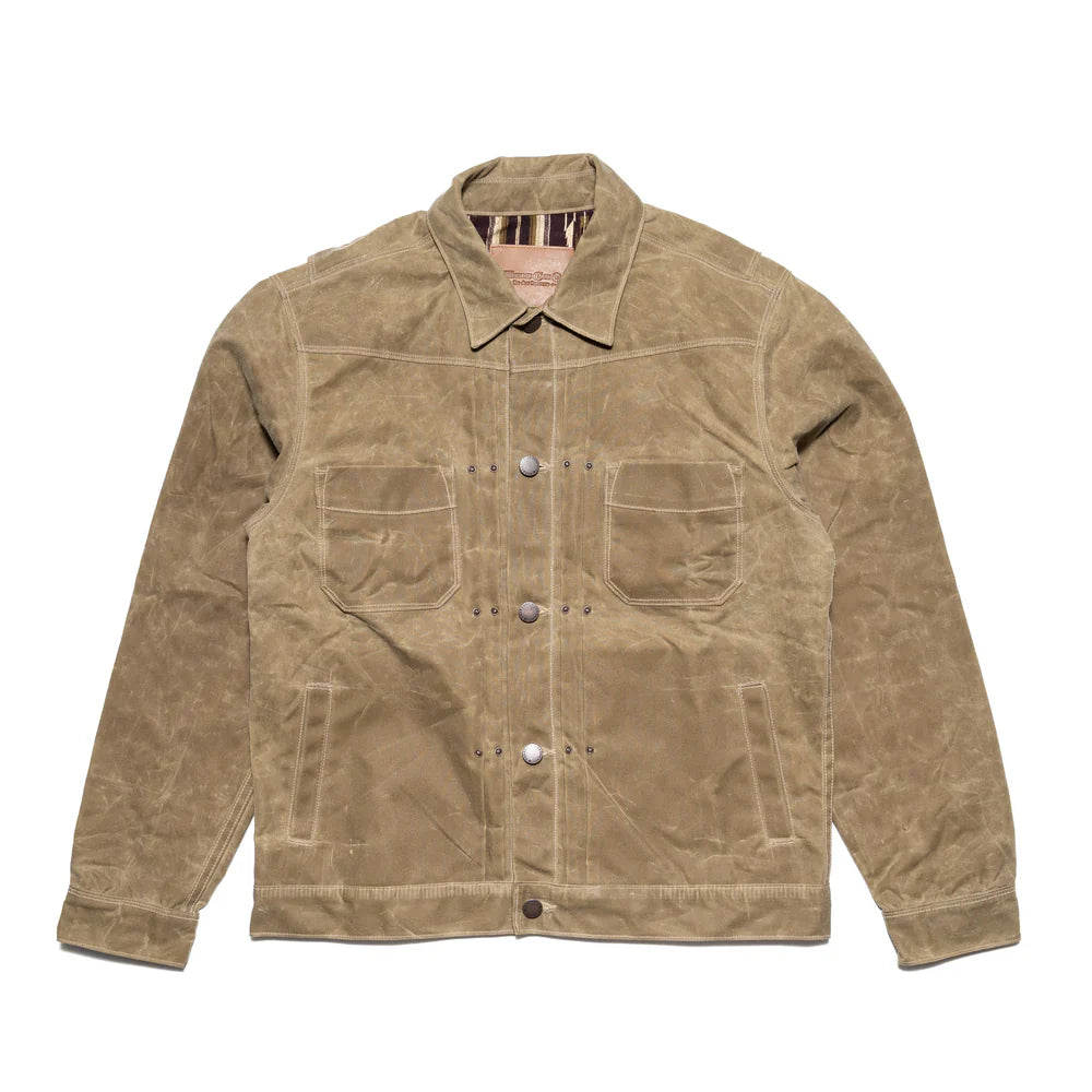 Freenote Riders Jacket-Freenote - Riders Jacket - RJ1 Waxed Tobacco ...