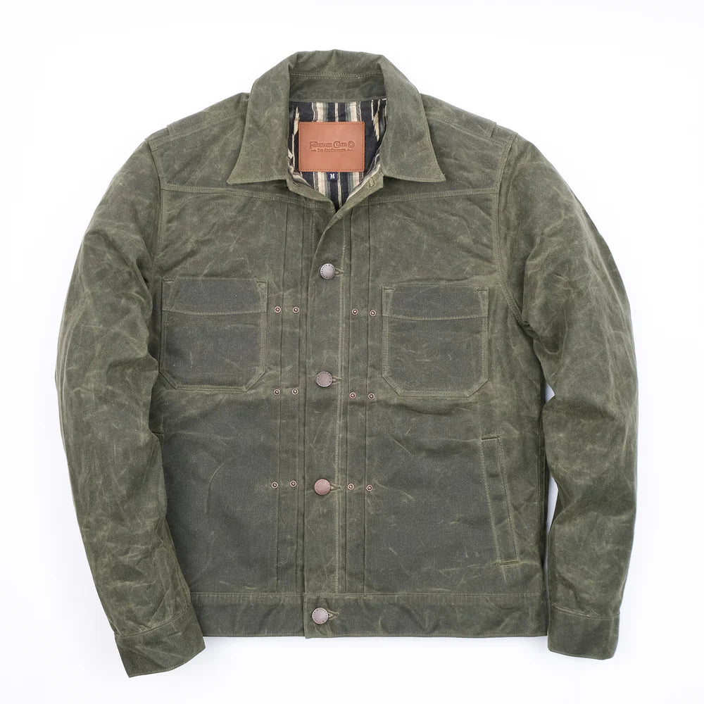 "Freenote Riders Jacket"-Freenote - Riders Jacket - RJ1 Waxed Canvas ...